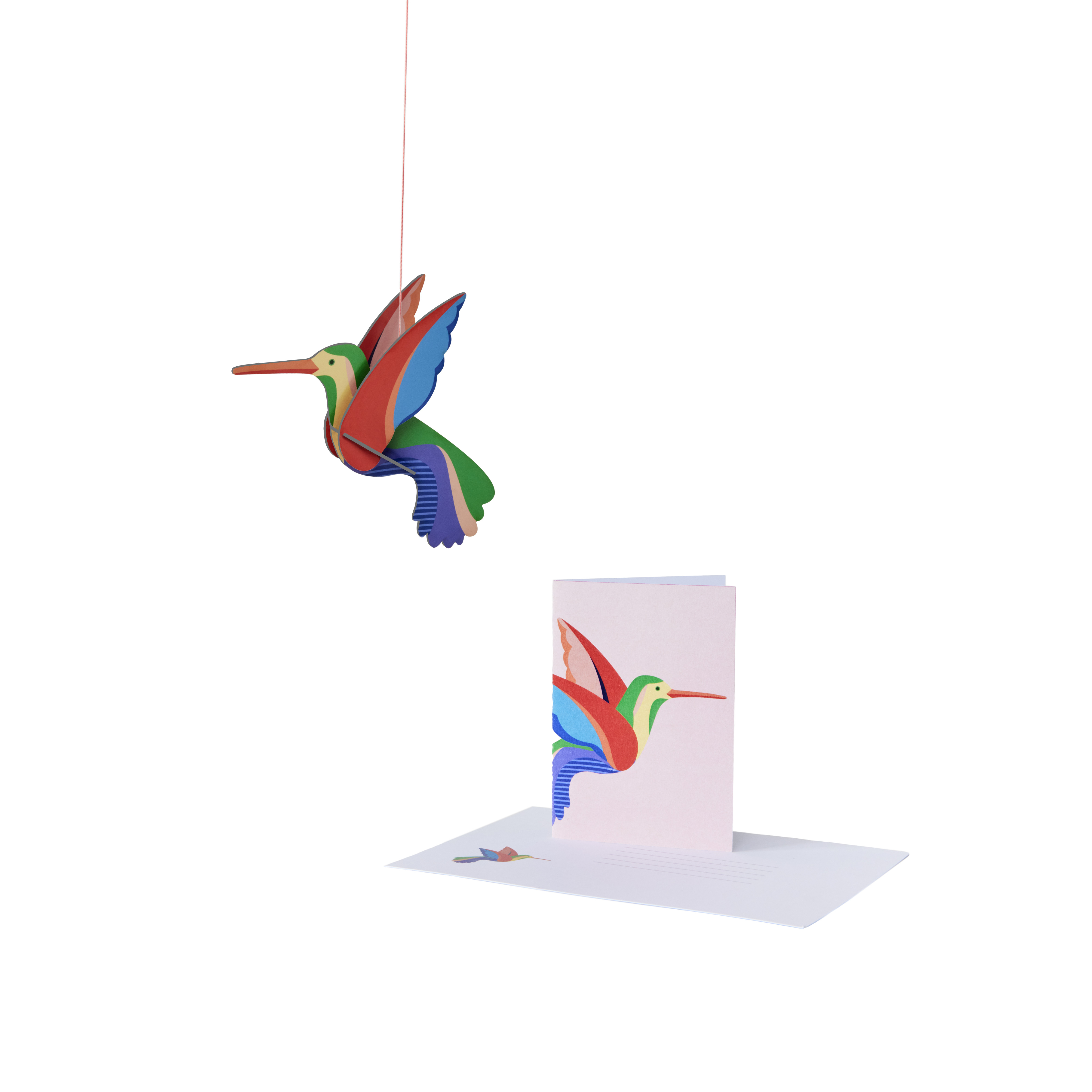 Dynamic Distribution - Studio Roof 3D Pop Out Card Hummingbird